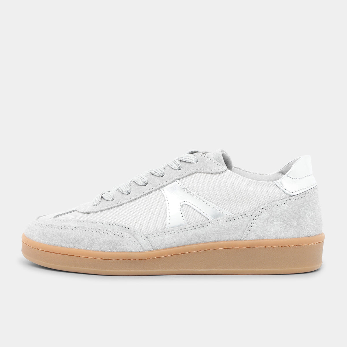 Liga - Light Grey/Silver Suede mix – Garment Project