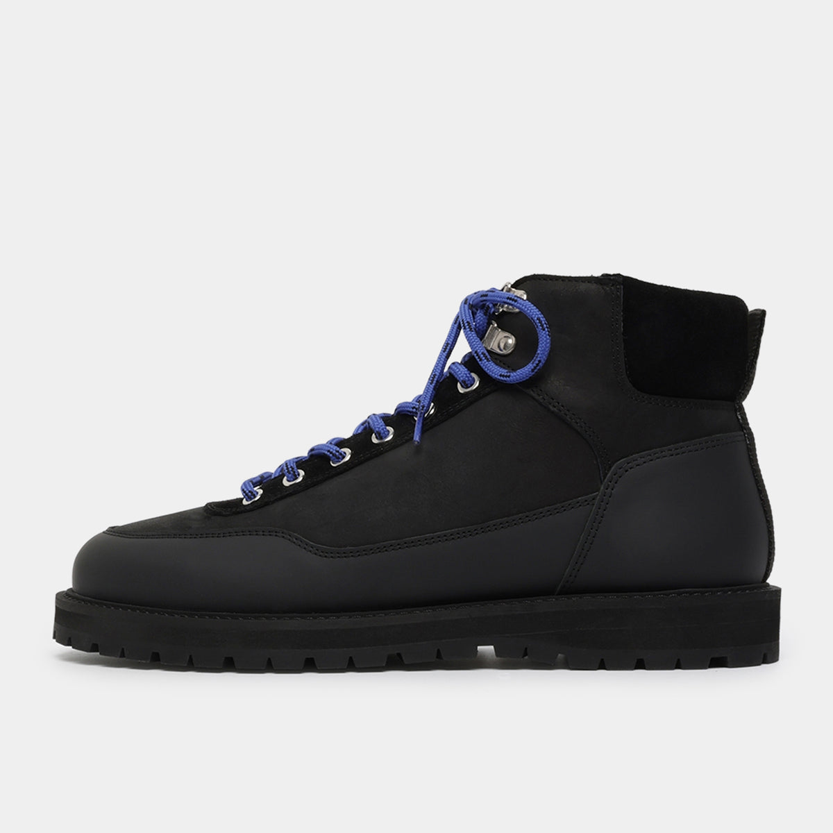 Olaf Lace-Up Boot - Black crazy horse leather – Garment Project